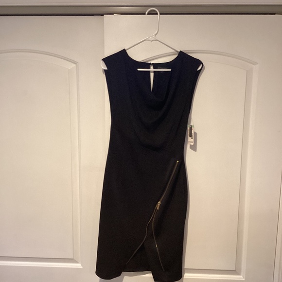 Metaphor | Dresses | Metaphor Missy Cowl Neck Zip Dress Black Onyx Size ...